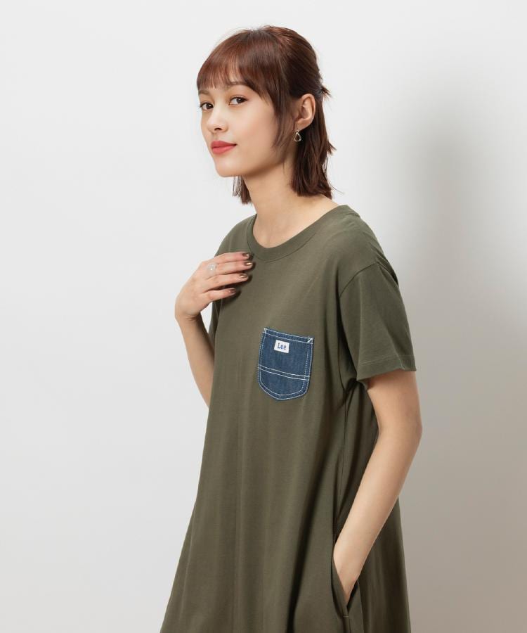 Lee(リー)デニムポケットワンピース(Tシャツ) | Right-on Lee(リー)デニムポケットワンピース(Tシャツ) | Right-on
